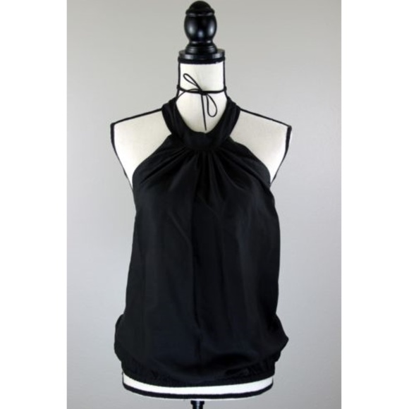 7 For All Mankind | Tops | 7 For All Man Kind Black Halter Top Size S ...